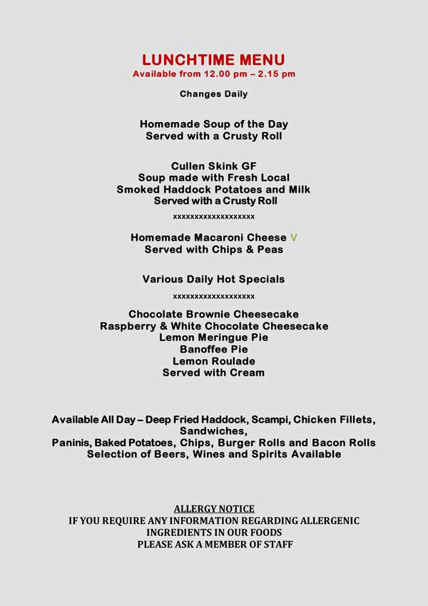 Restaurant - Celebrations of Turriff